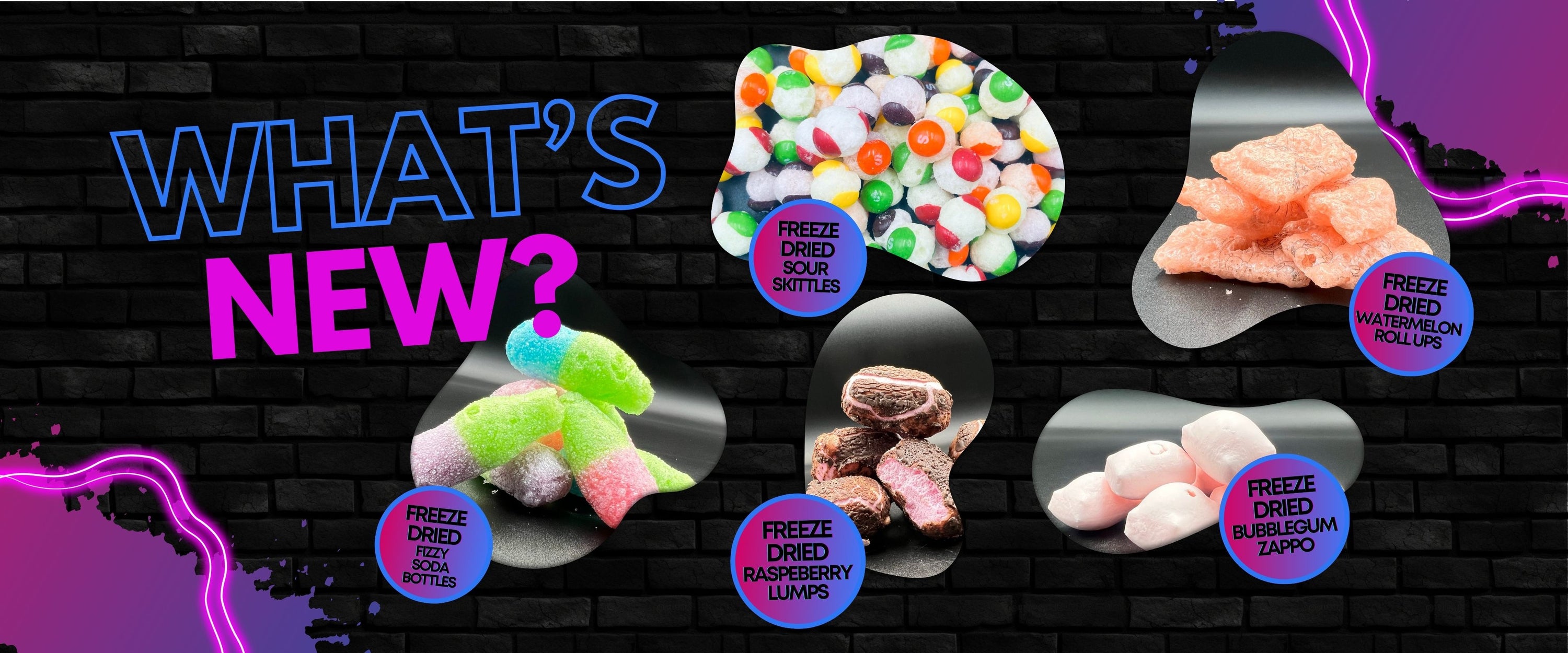 Homepage of Subzero Sweets Freeze Dried Candy – SubZero Sweets